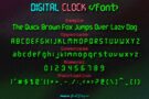 Digital Clock Font - Beast Designer - Best KDP Interiors
