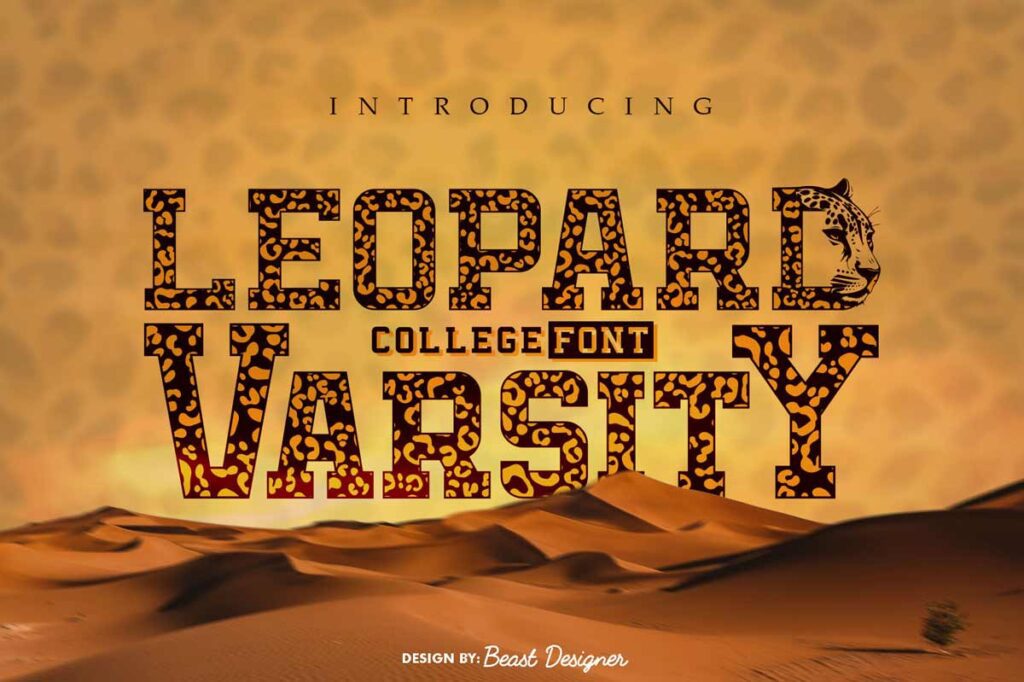 Sports Varsity Font | College Font by Beast Designer - Beast Designer ...