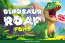 T-REX Dinosaur Font | Cute Dinosaur Font - Beast Designer - Best KDP ...